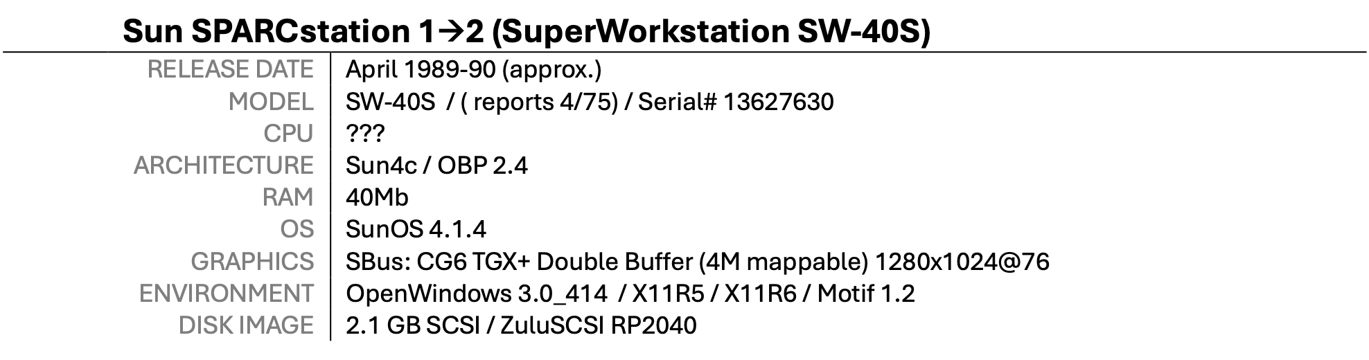 ZuluSCSI Prototype Boot Images for Classic Workstations — OldSilicon.com